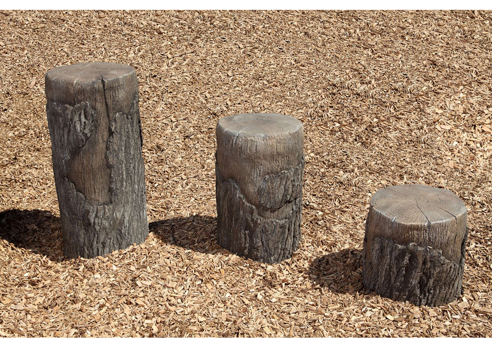 NatureROCKS School Age Tree Stumps | Elite Play Equipment