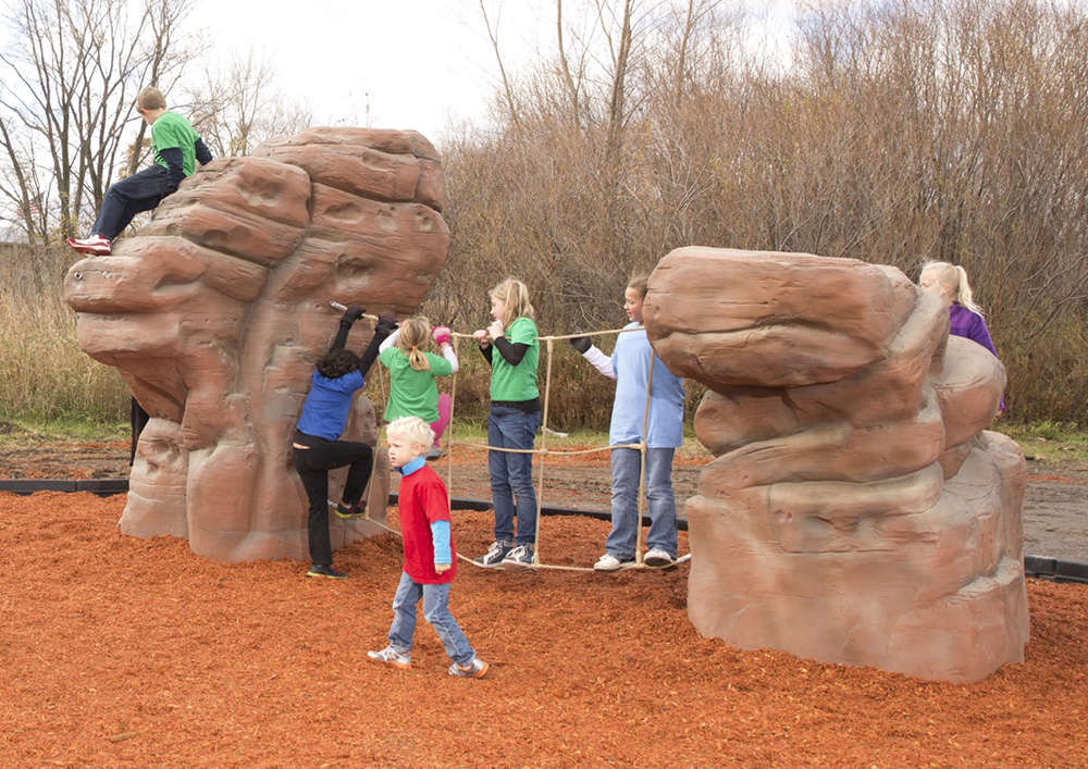 NatureROCKS Sierra Nevada Netted Boulders | Elite Play Equipment