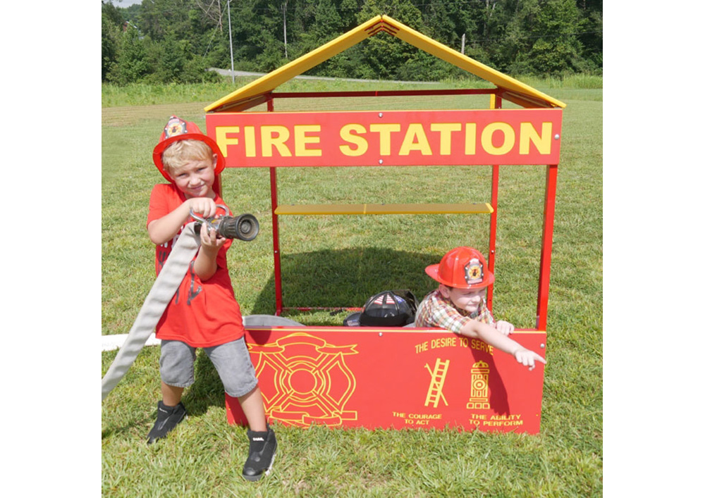 Fire Station Playhouse Now on Sale | Elite Play Equipment