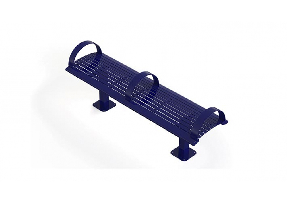 Arches Steel Bench without Back Now on Sale | Elite Play Equipment