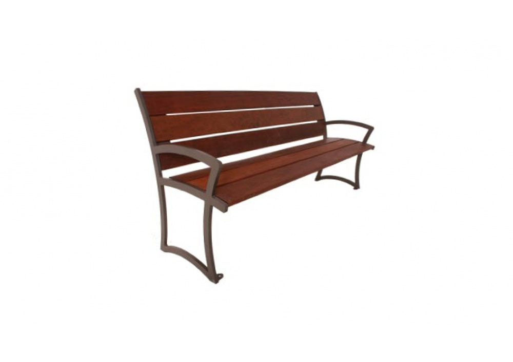 Bryce Ipe Bench with Back Now on Sale | Elite Play Equipment