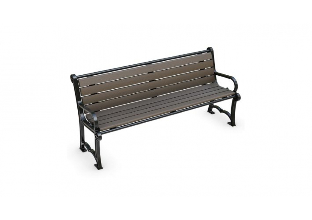 Cascades Bench with Back Now on Sale | Elite Play Equipment