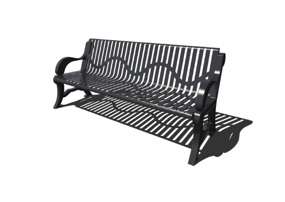 Portable Classic Standard Bench with Back | Elite Play Equipment